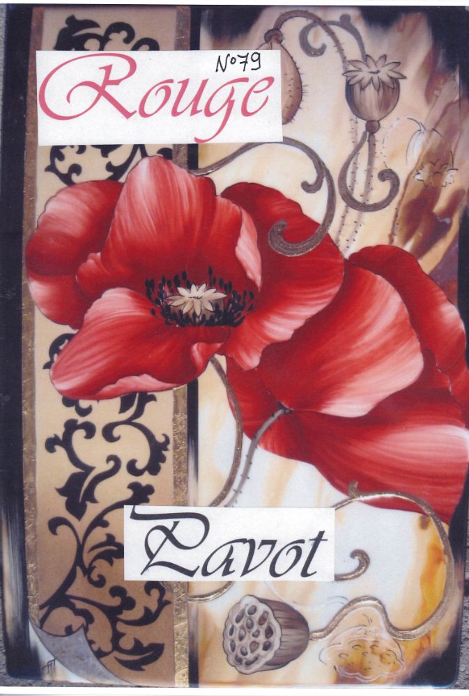 Cahier N°79 Rouge Pavot - Atelier clair de lune